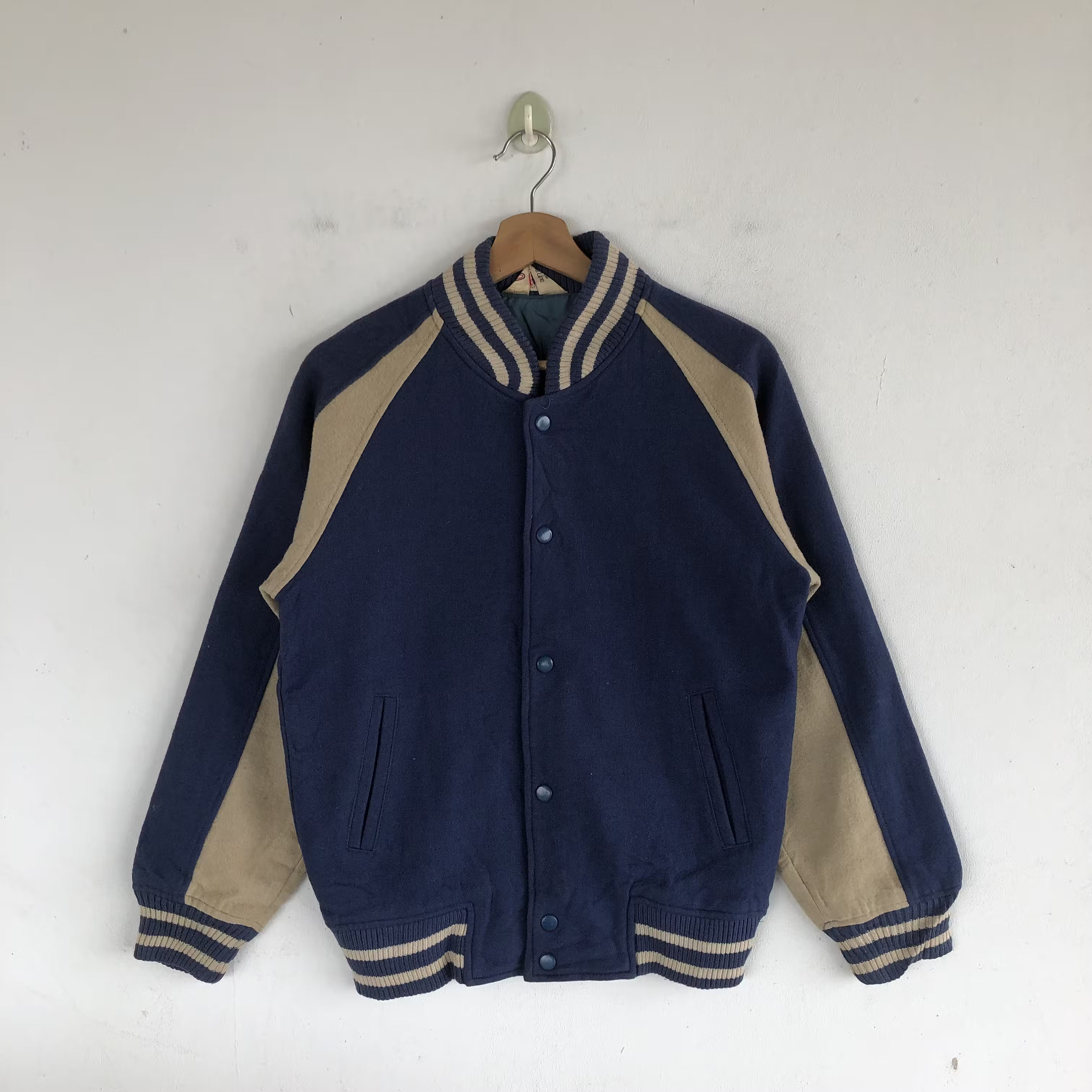 Vintage Japanese Varsity Jacket 90s University Jacket Xsmall Men's ...