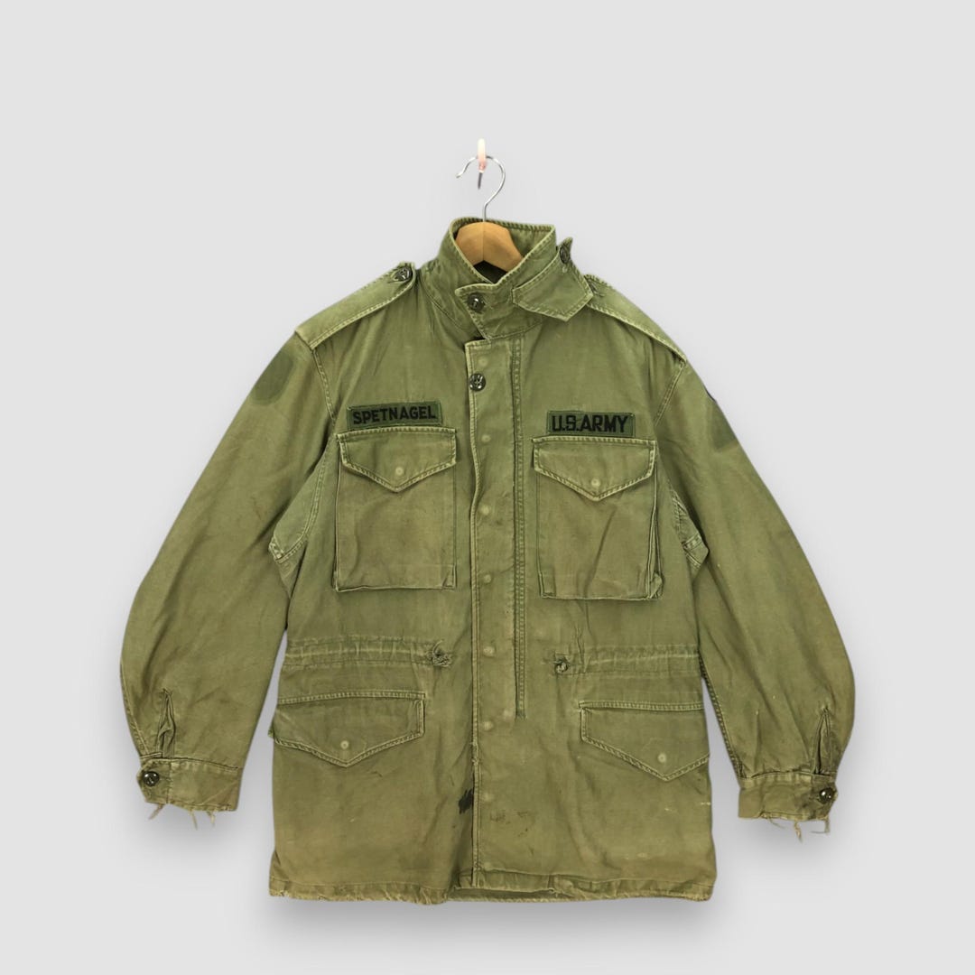 Vintage US Army Tactical Parka Jacket Medium Multi Pocket Military ...