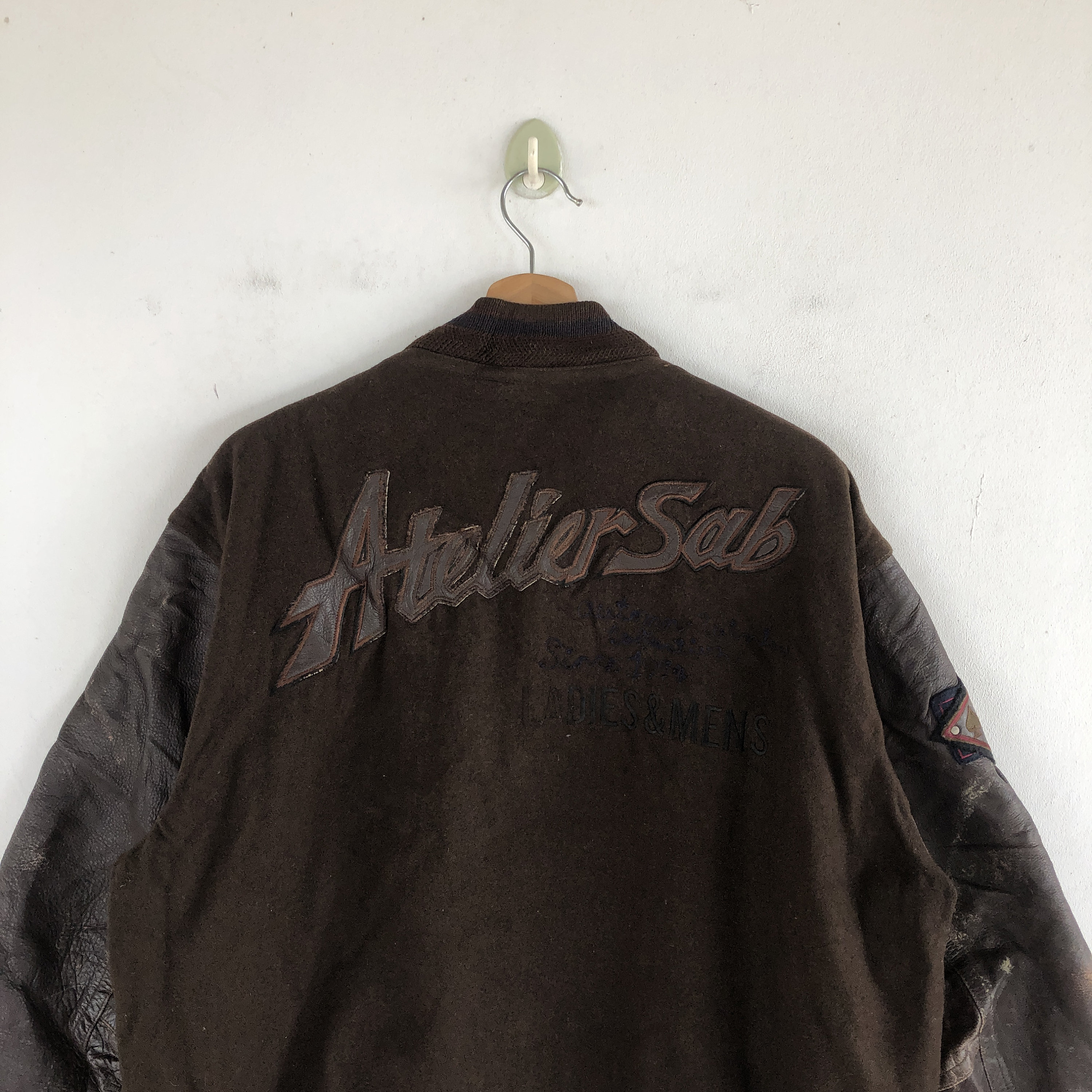 Vintage Atelier Sab Varsity Jacket Embroidery Letterman Jacket - Etsy