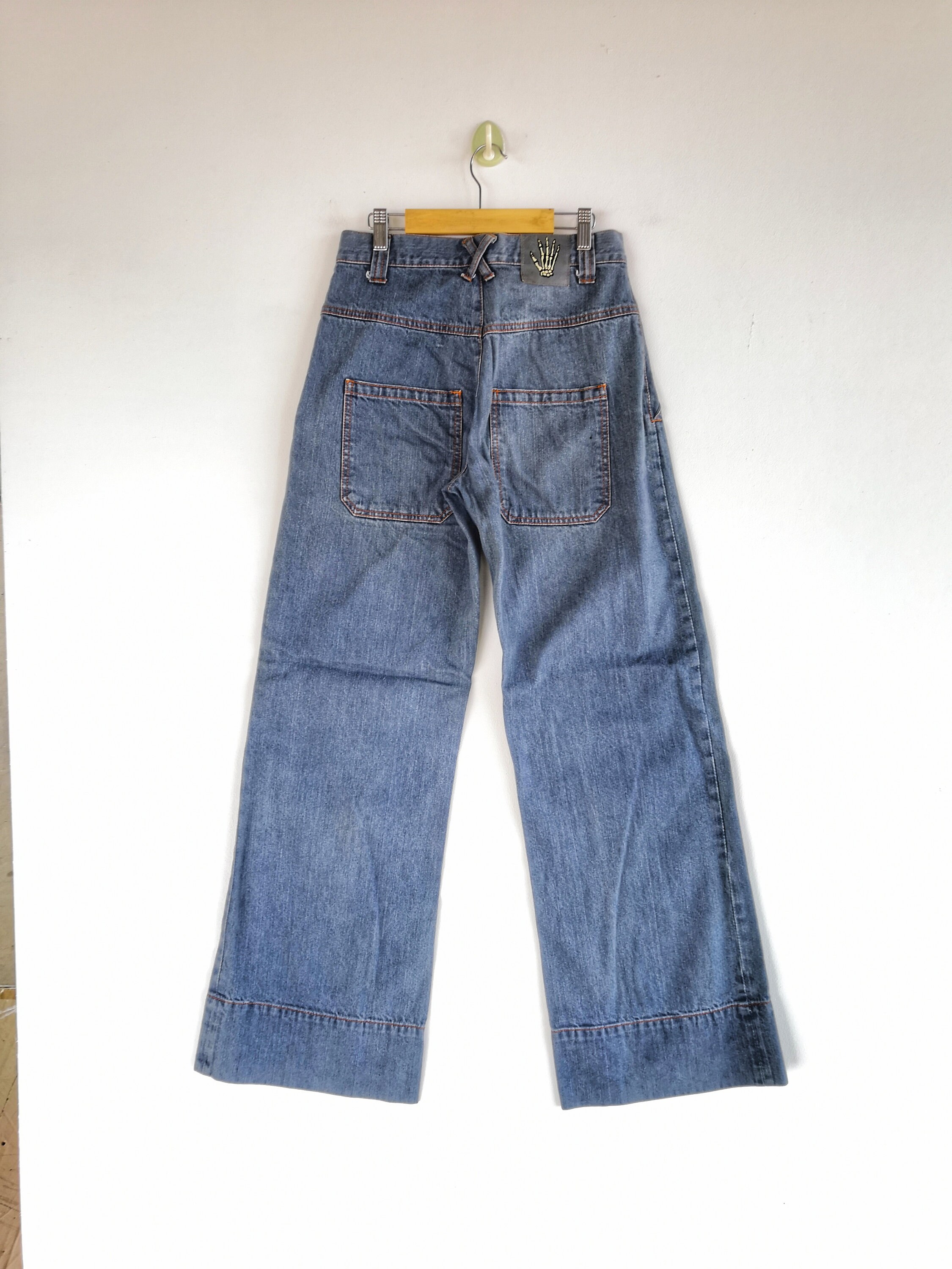 W26 Cheap Monday Loose Bell Bottom Jeans Cheap Monday Wide Leg - Etsy