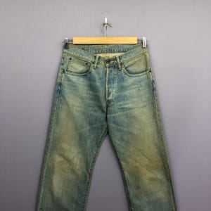 Size 30x34 Vintage Edwin 505x Selvedge Distressed Jeans 90s Edwin Women High Rise Pants Edwin ...