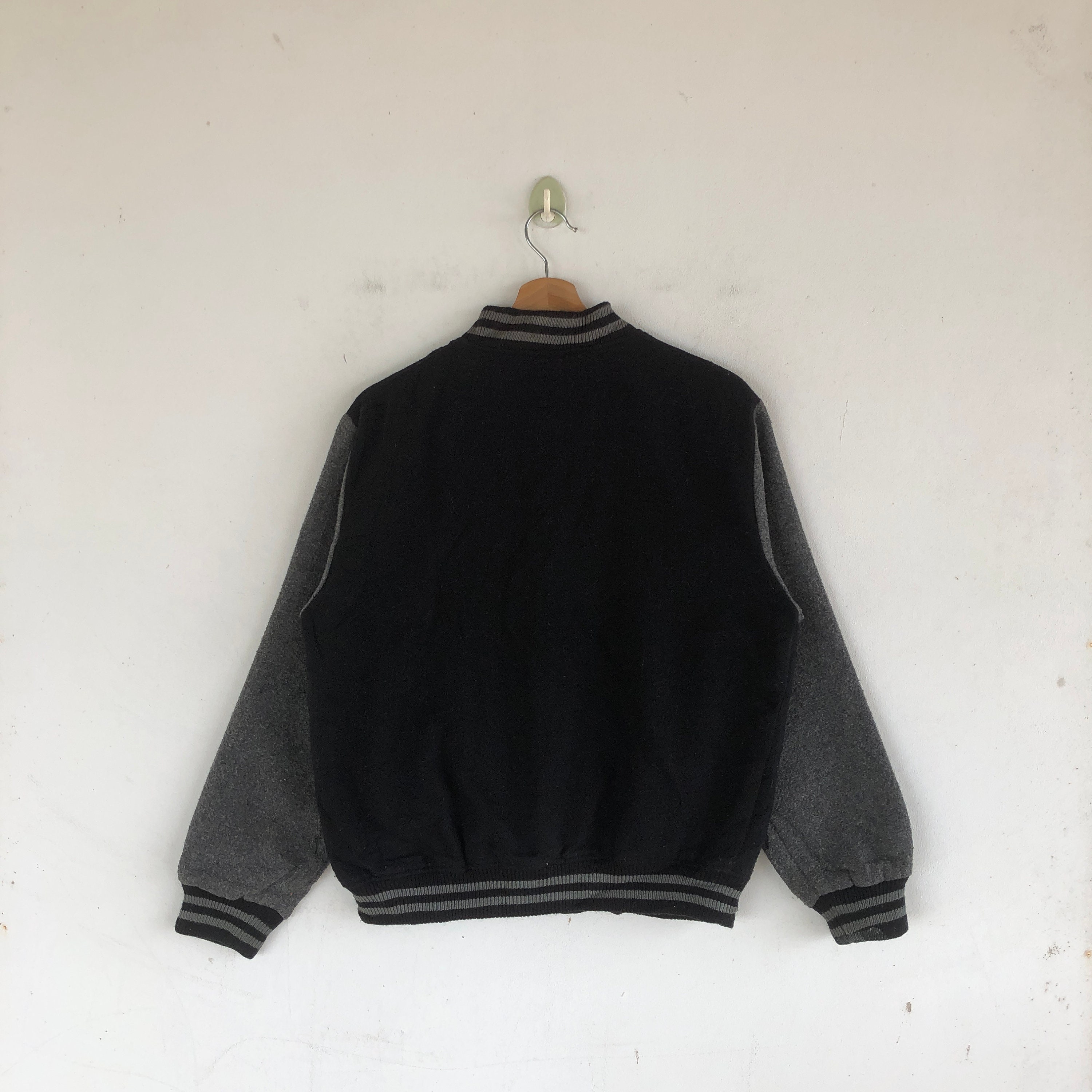 Vintage Japanese Varsity Wool Jacket 90s Bomber Harajuku - Etsy
