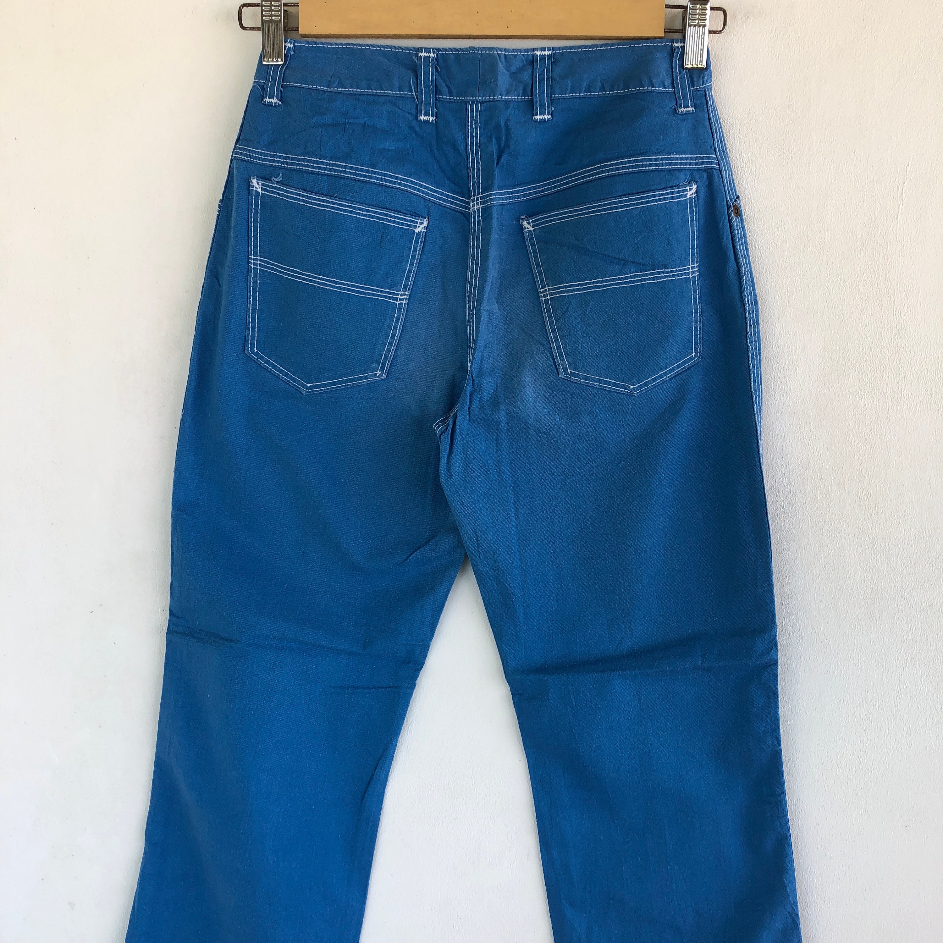 W26 Vintage 70s Sears JR Bazaar Jeans Women High Waisted Pants 1970s ...