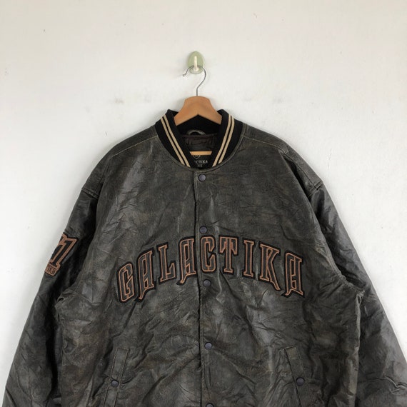 Vintage Galactika Varsity Jacket 90s Letterman Galact… - Gem