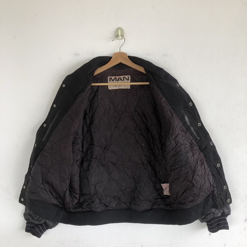 Vintage Kansai Man Varsity Jackets 90s Kansai Yamamoto Letterman ...