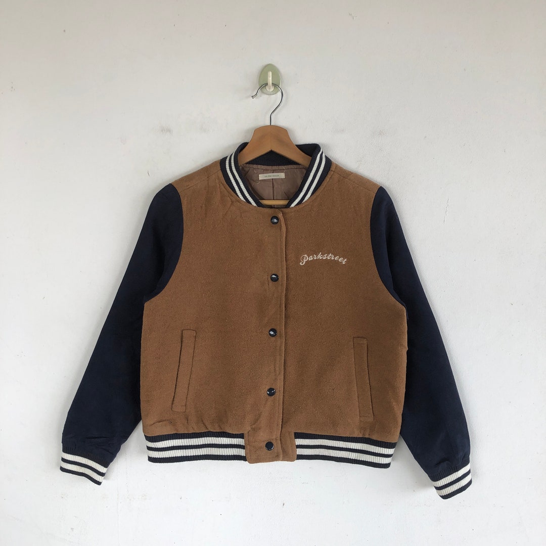 Vintage Japanese Letterman Varsity Jacket Japanese Harajuku Bomber ...