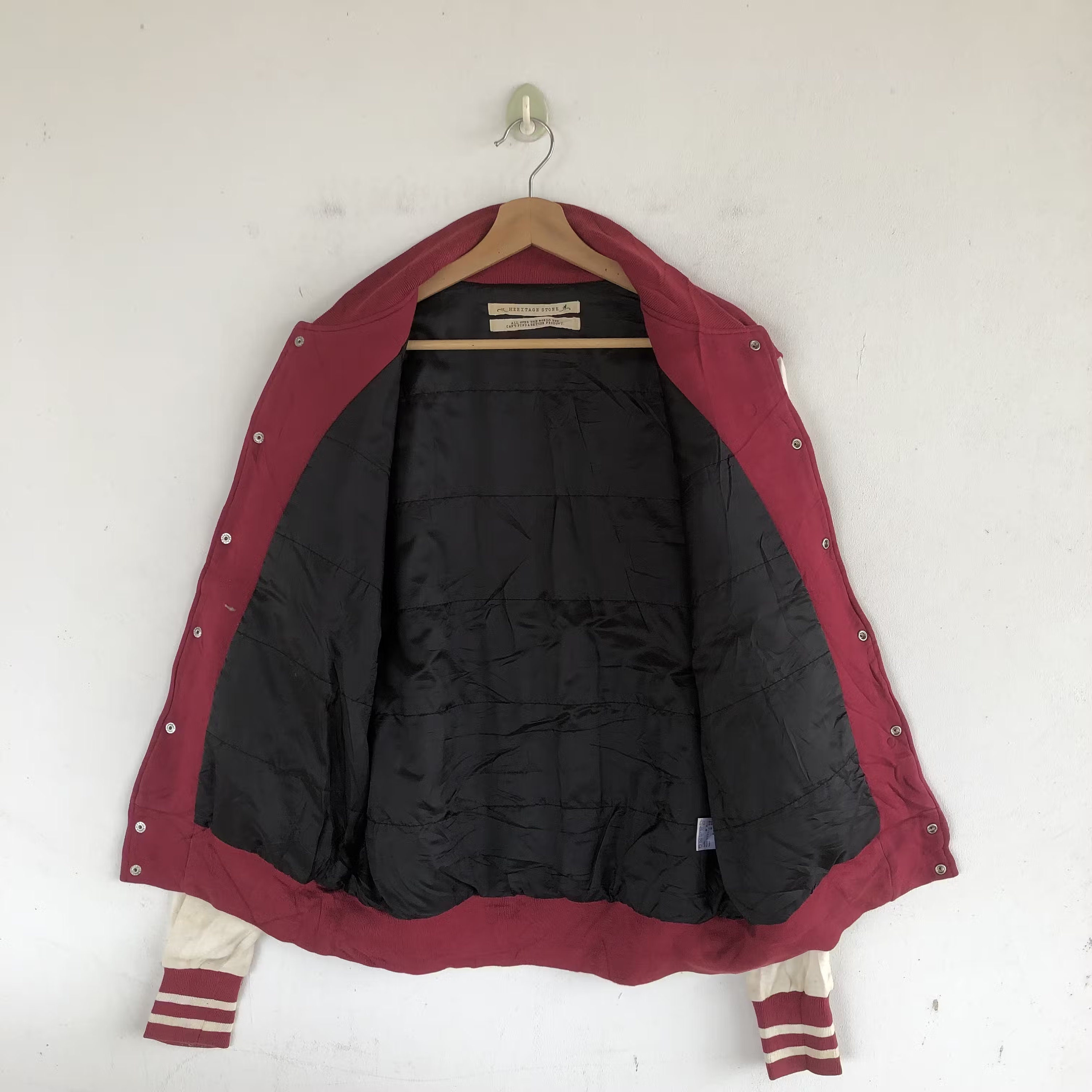 Vintage Japanese Varsity Jacket 90s University Jacket Small Men's ...