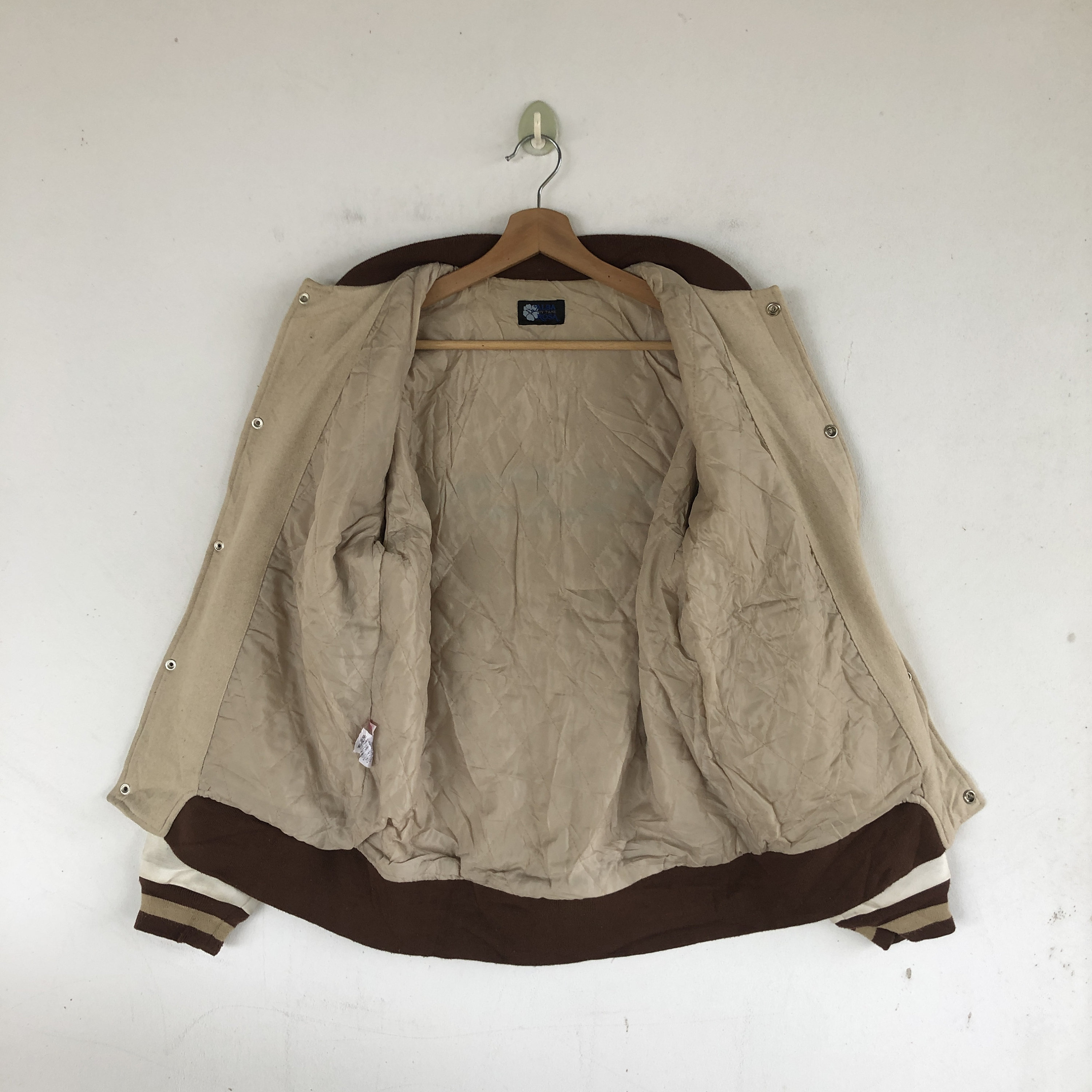 Vintage Alba Rosa Varsity Jacket 90s Alba Rosa Letterman Jacket Medium ...