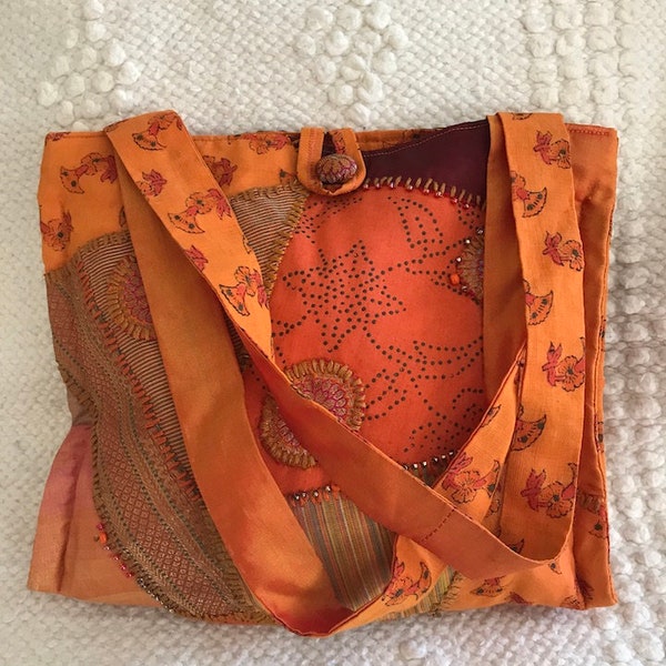 Patchwork Handbag - Etsy