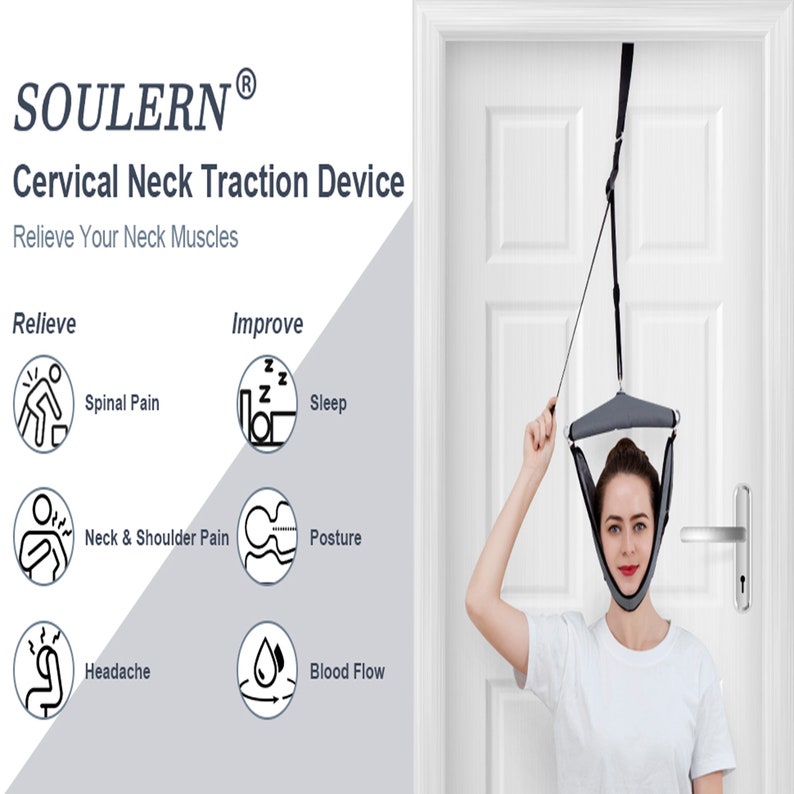 Glisson Neck Traction Harness, Cervical Spine Decompression, Stretching ...