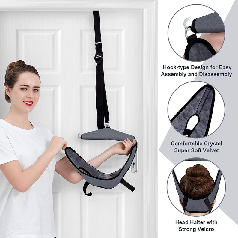 Glisson Neck Traction Harness, Cervical Spine Decompression, Stretching ...