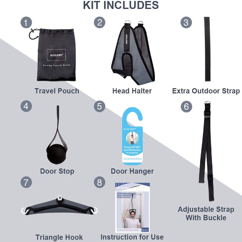 Glisson Neck Traction Harness, Loop Glisson for Stretching Cervical ...