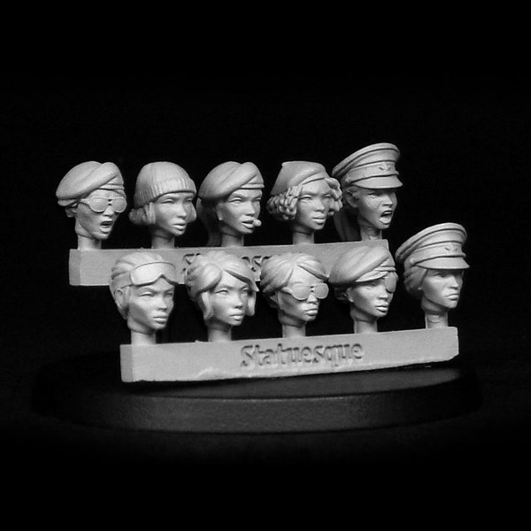 1/10 Female Head - Etsy UK