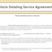 Vehicle Detailing Services Agreement - Vehicle Washing and Detailing ...