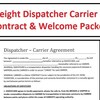 Dispatcher and Carrier Agreement Editable and Fillable Files. - Etsy