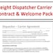 Freight Dispatch Carrier Contract - Freight Dispatcher Contract ...