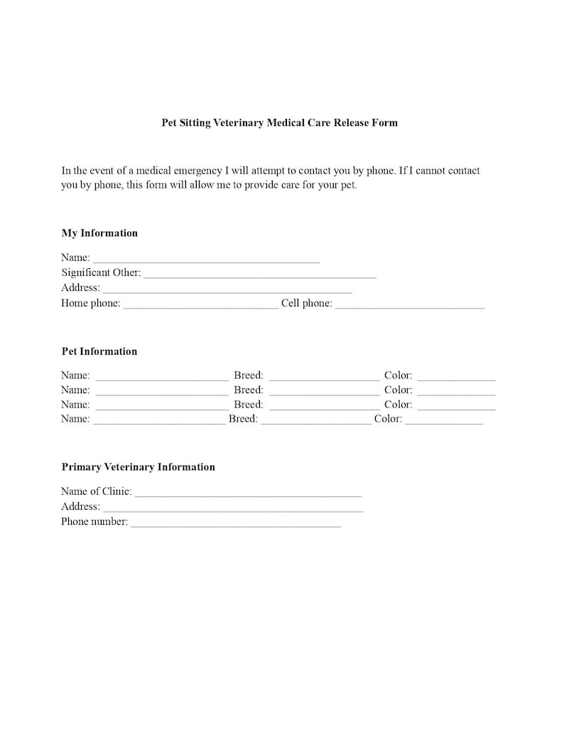 Dog Care Registration Form - Pet Boarding Forms - Dog Sitters and ...