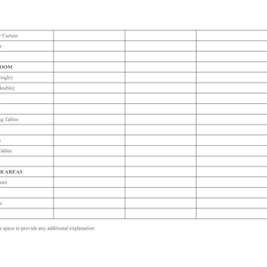 Landlord Tenant Walkthrough Checklist - PDF File - Available for ...