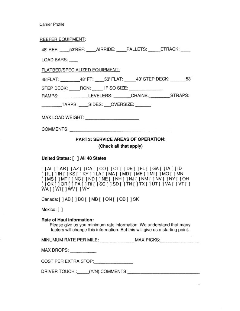 Freight Dispatch Carrier Contract - Freight Dispatcher Contract ...
