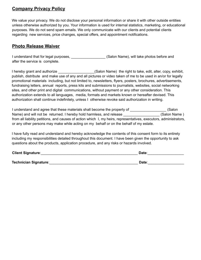 Body Contouring Client Forms Body Contouring Consent Forms | Etsy