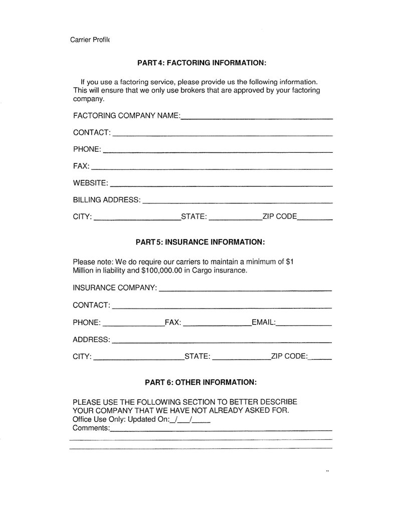 Freight Dispatch Carrier Contract - Freight Dispatcher Contract ...