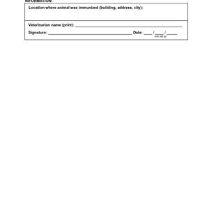 Pet Vaccination Record Template - Puppy Vaccination Record Form - Dog ...