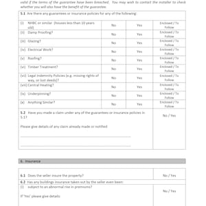 Real Estate Seller Questionnaire Form in PDF Format - Instantly ...