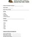 Summer Camp Registration Form Printable - Kids Summer Camp Form Sign up ...