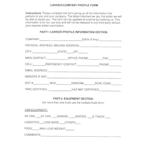 Freight Dispatch Carrier Contract - Freight Dispatcher Contract ...