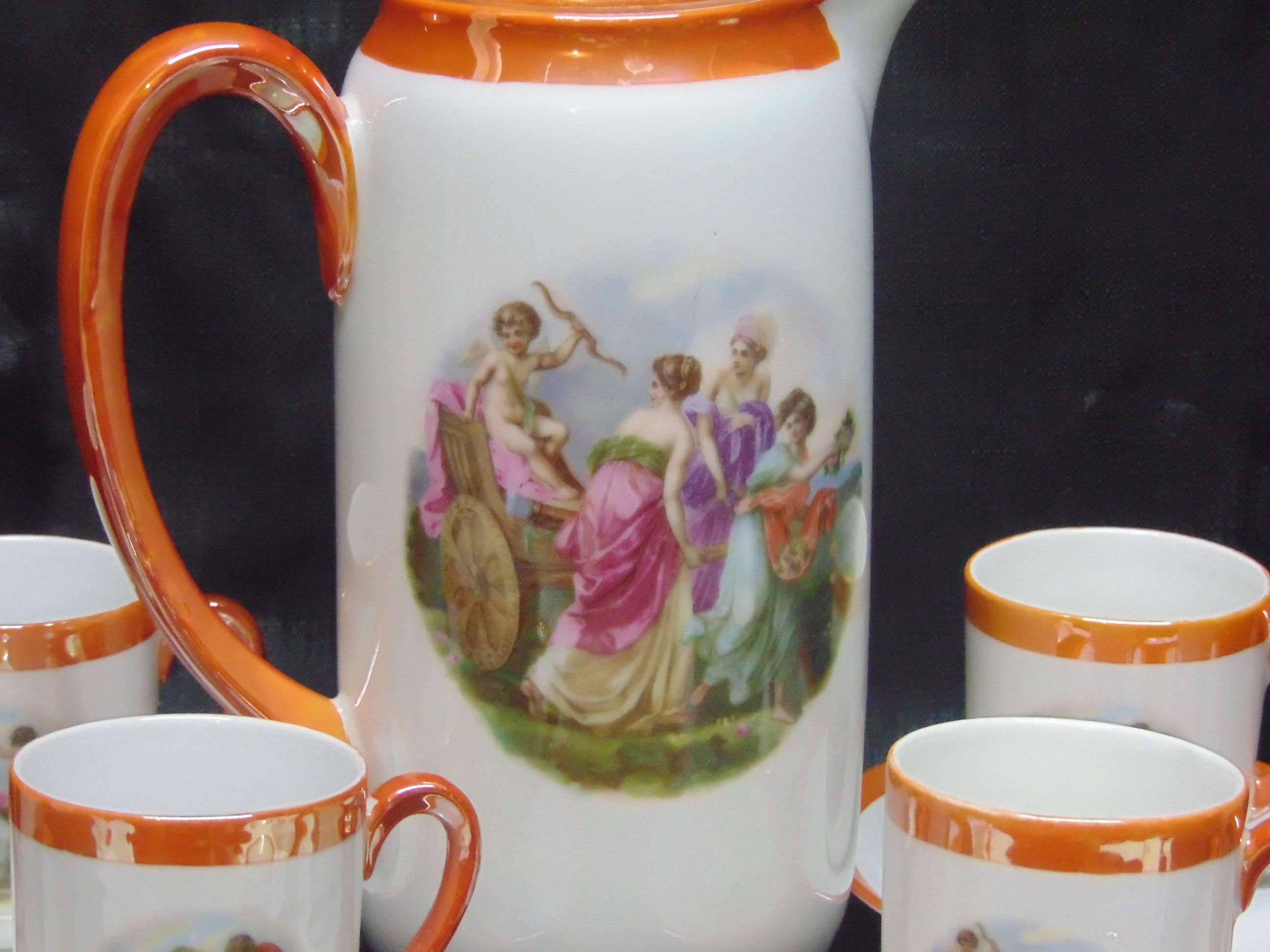 Victorian Bavarian Hot Chocolate Set Antique - Etsy