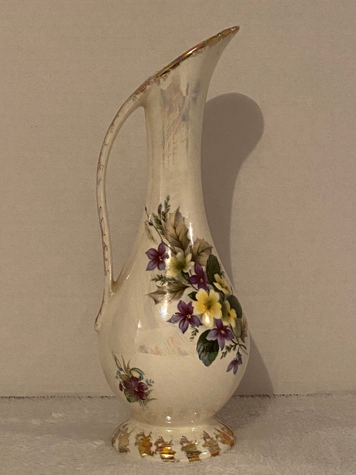 Floral Pitcher Bud Vase Holland Mold - Etsy
