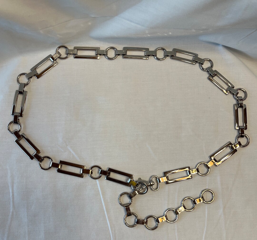 Vintage Groovy Mod Chain Belt - Etsy
