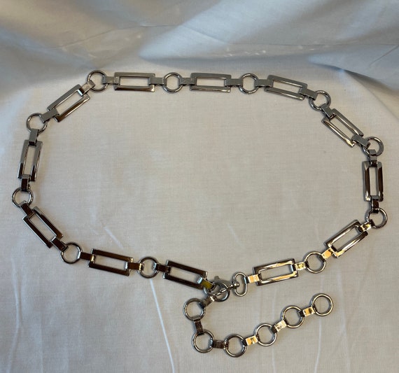 Vintage Groovy Mod Chain Belt - Etsy