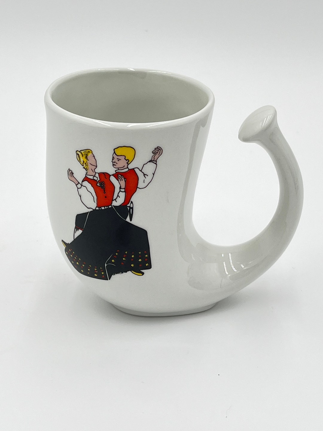 Figgjo Norway Folk Dancers Mug - Etsy