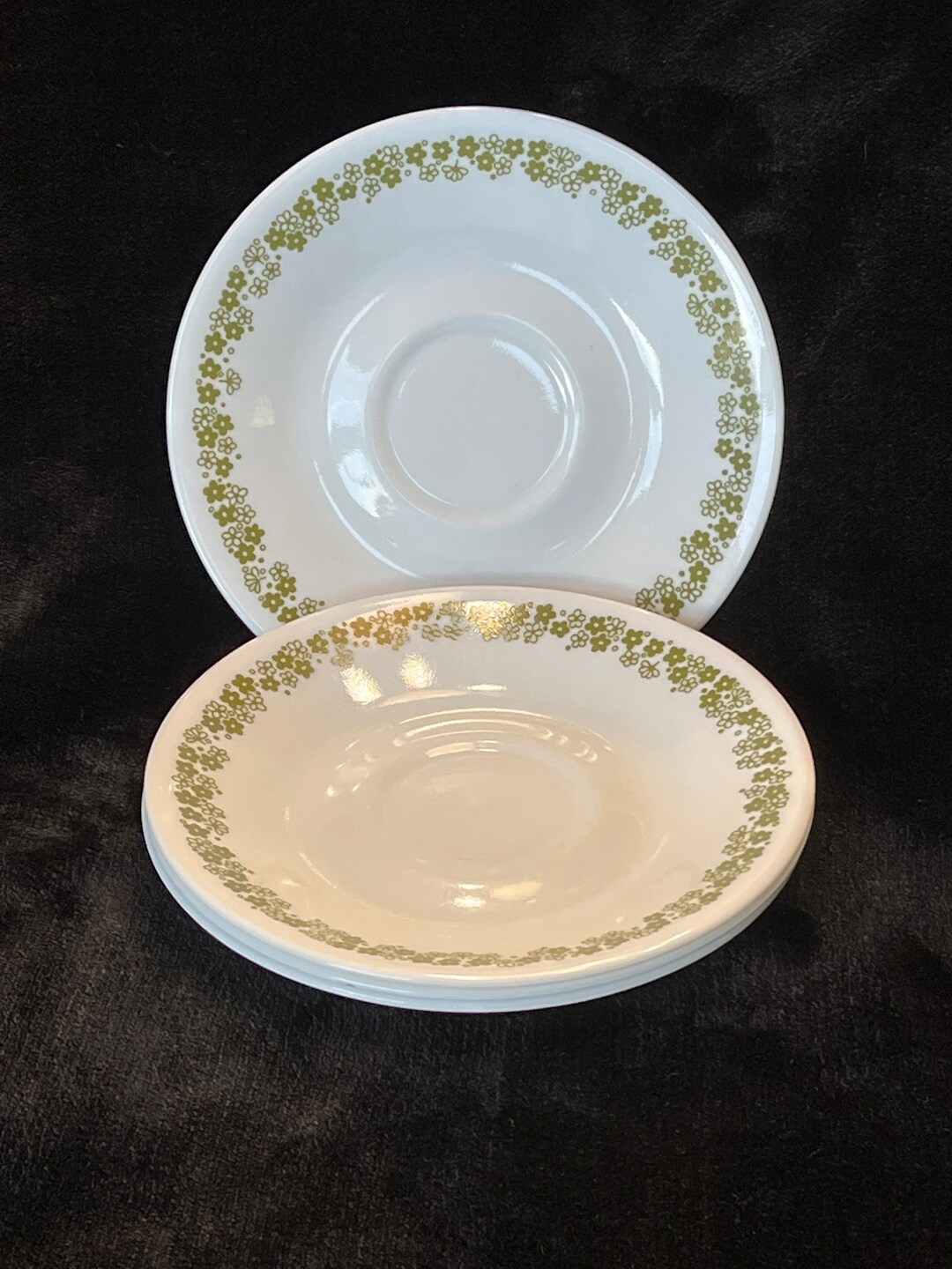 Corelle Spring Blossom/crazy Daisy Saucers Set of 4 - Etsy