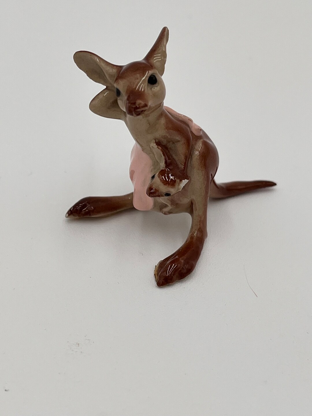 Hager Renaken Kangaroo With Joey Figurine (chip) - Etsy