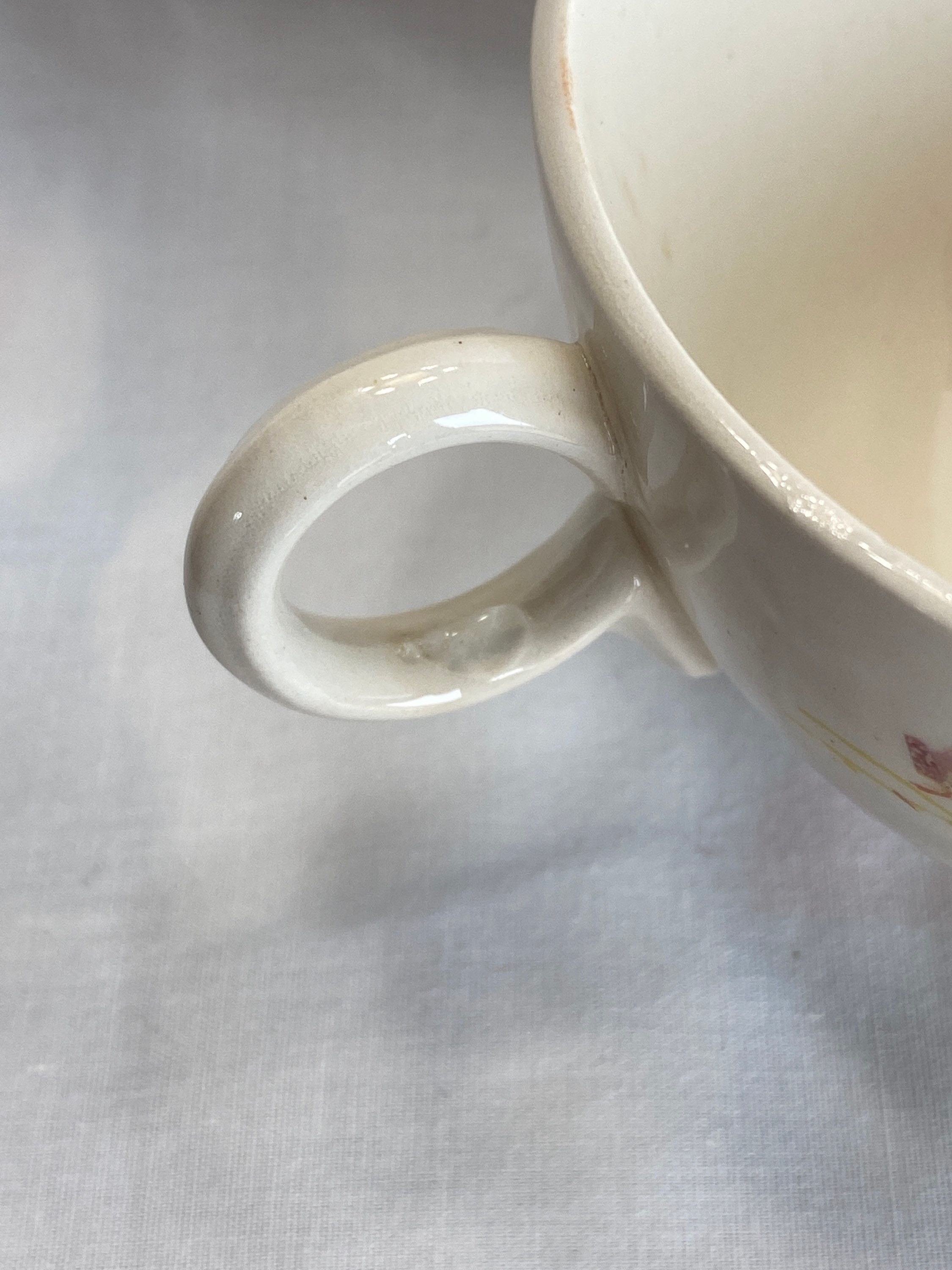 Leigh Ware Rapture Tea Cups With Saucers Vintage Set of Two - Etsy