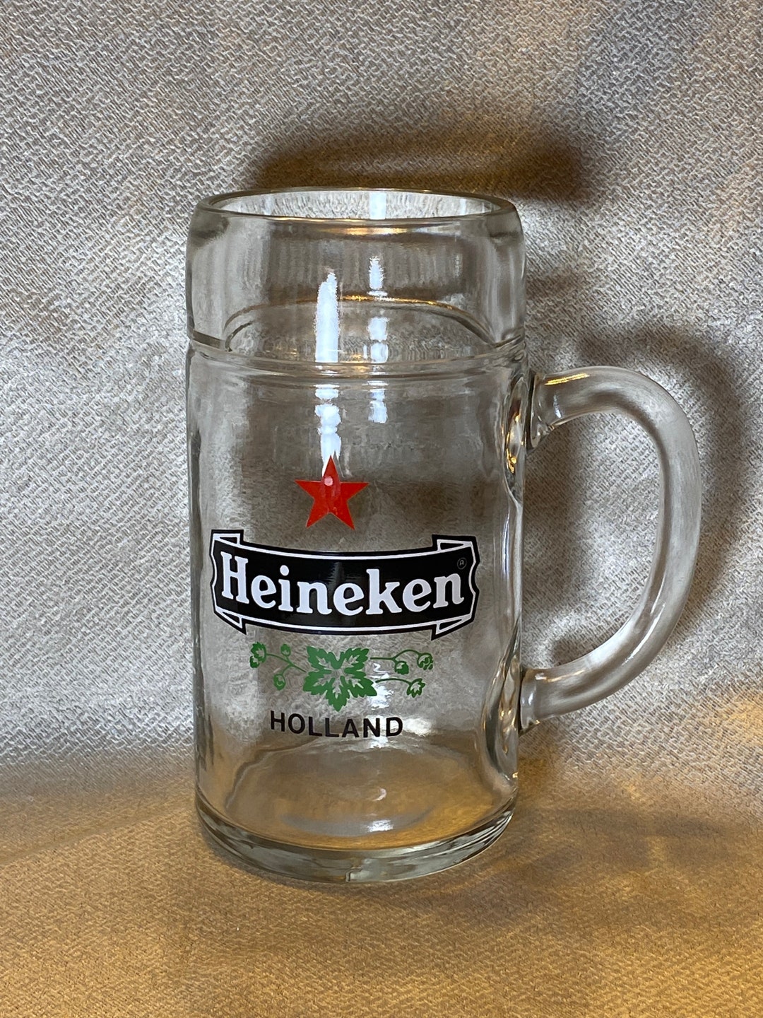 Heineken Beer Stein 1 Liter Heavy Glass - Etsy