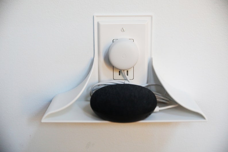 Single Wall Outlet Shelf Perfect for Bathroom Kitchen | Etsy