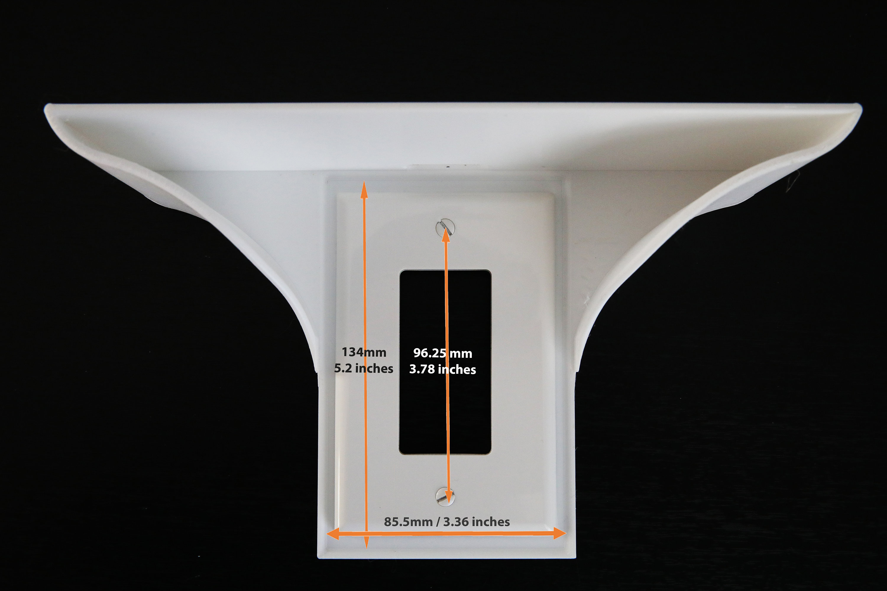 Single Wall Outlet Shelf Perfect for Bathroom Kitchen | Etsy