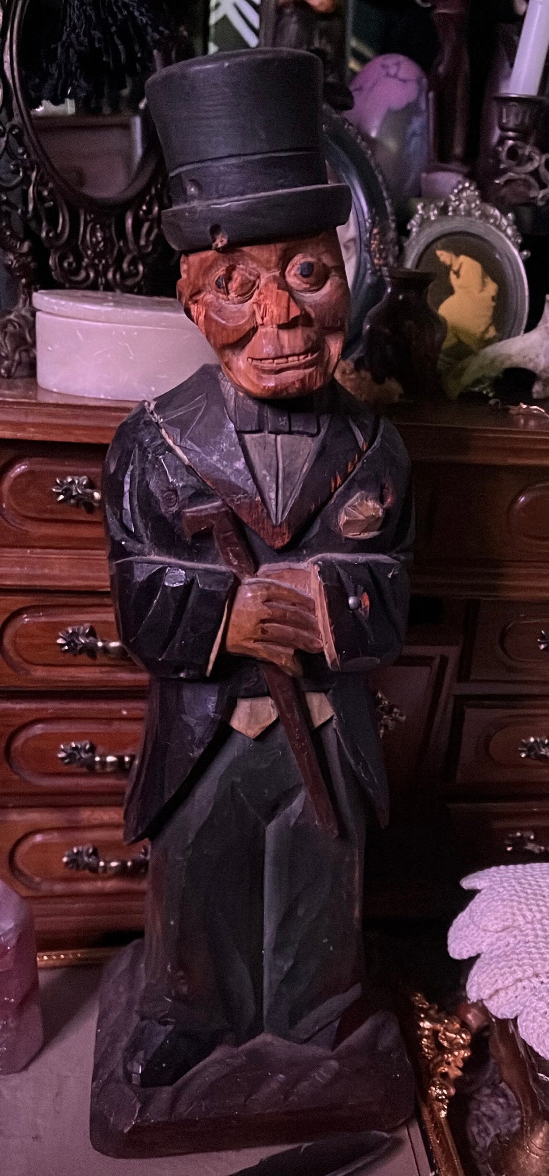 Haunted Statue Abdu PERSONAL Warlock Male Witch Ancient - Etsy