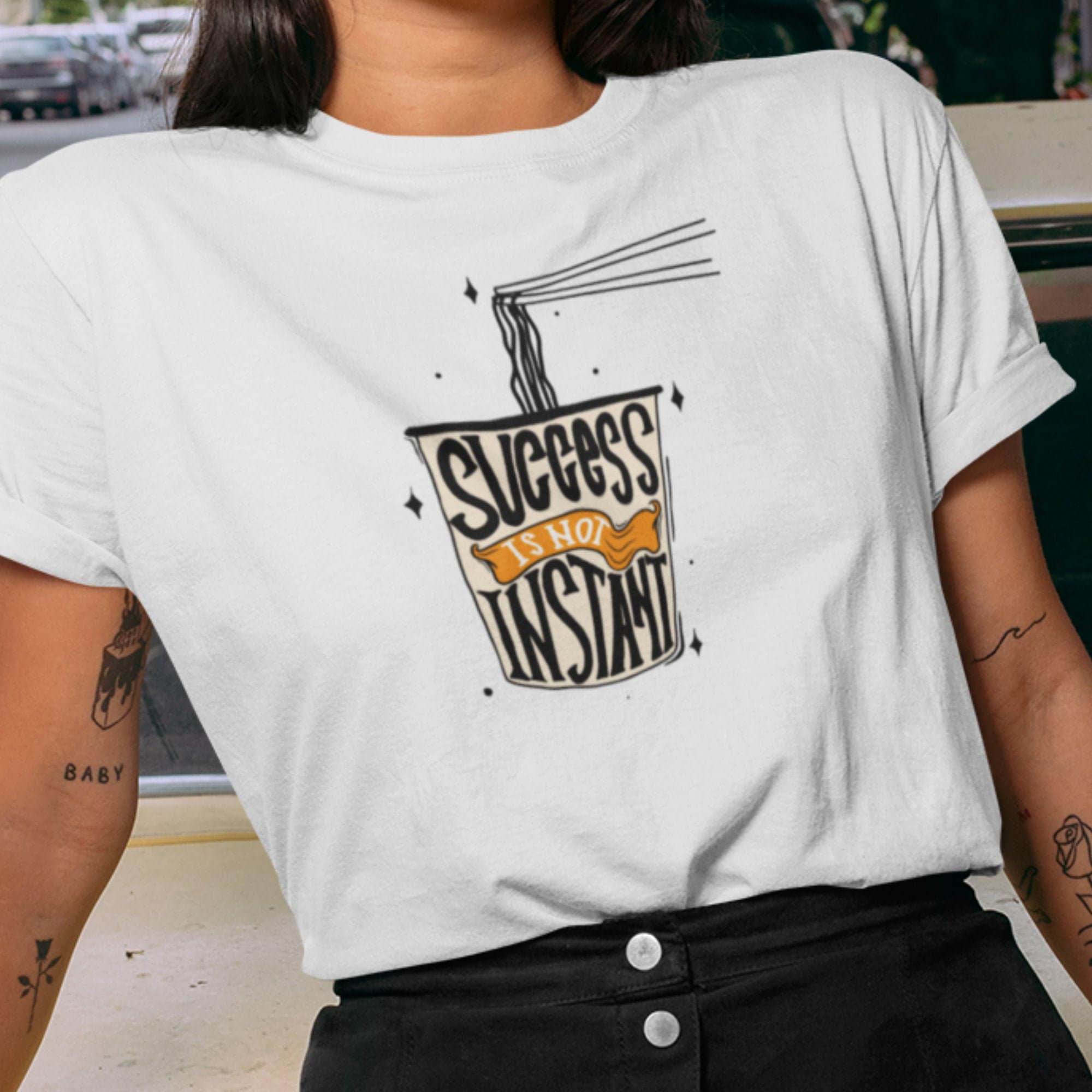 Success is Not Instant T-shirt Instant Noodles Tee Chinese - Etsy