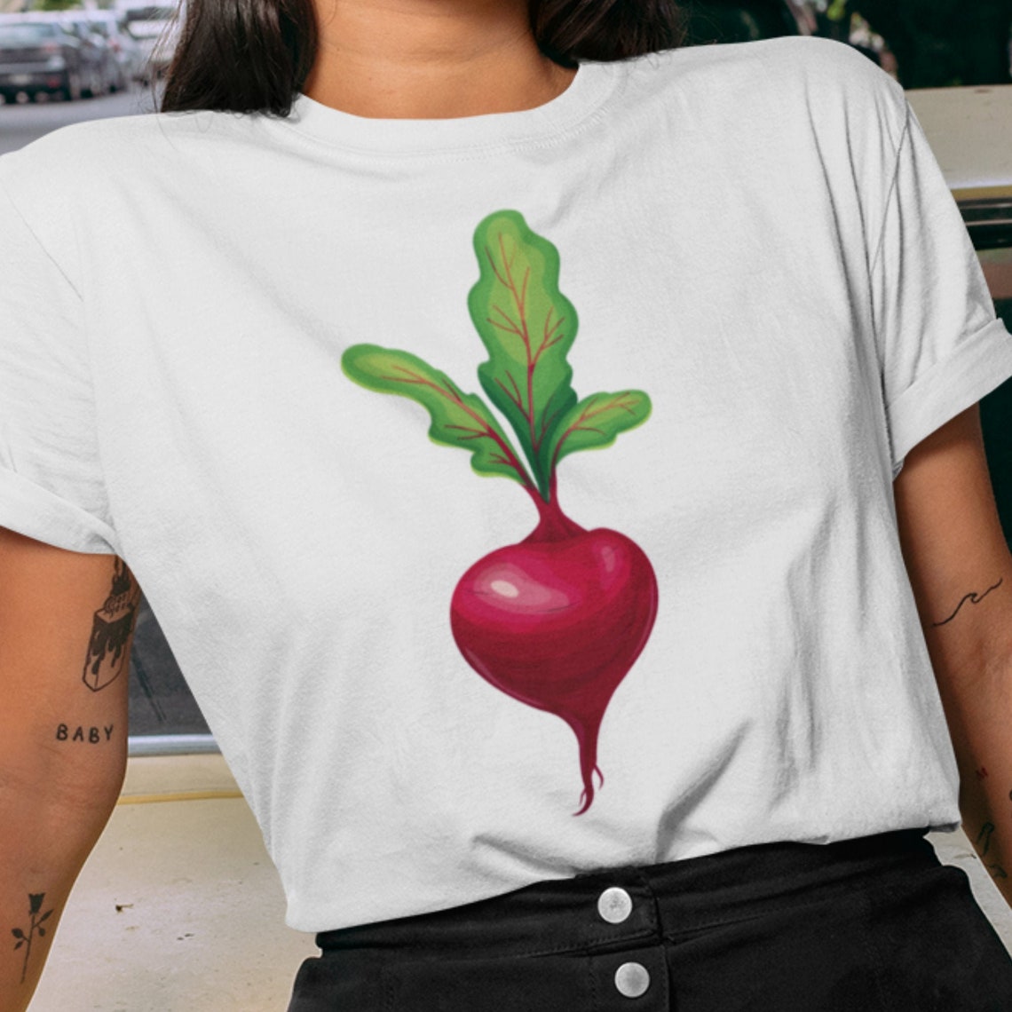 Beet T-shirt, Gardener Tee, Red Beet Shirt, Healthy Food T Shirt ...