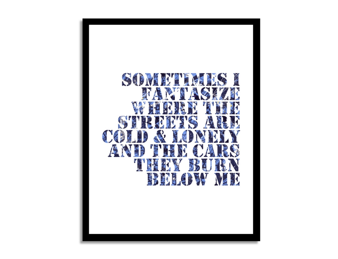 The Stone Roses Prints Inspired by Manchester Song Lyrics A5 A4 A3 ...