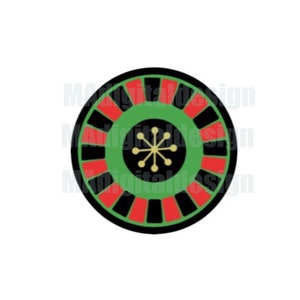 Roulette Wheel Digital Cut File Svg, Png, Jpeg for Crafting ...