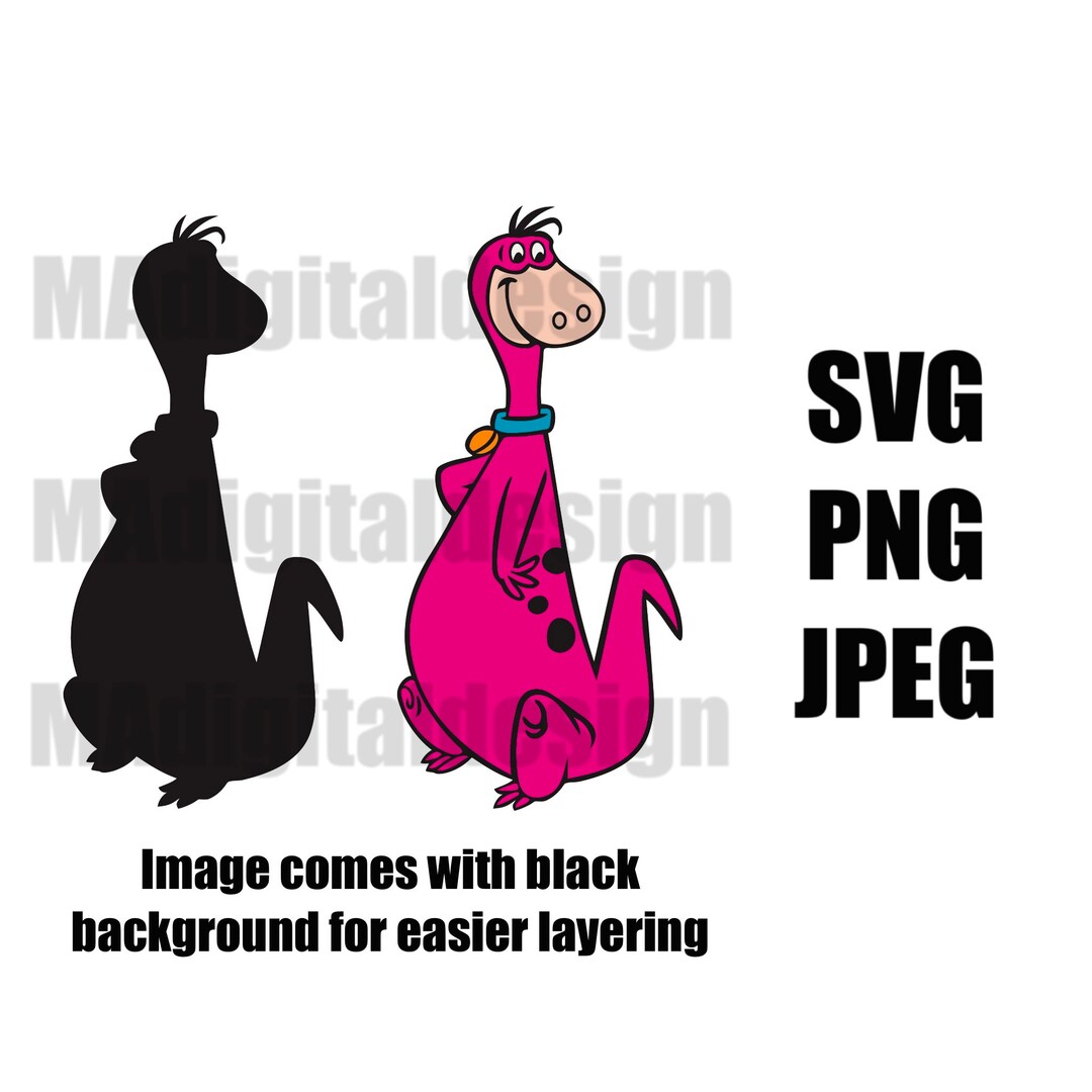 Dino Dog From the Flintstones Classic Cartoon Digital Cut File Svg, Png ...