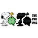 Snoopy and Woodstock Kiss Me I'm Irish St Patrick's Day Digital Cut ...