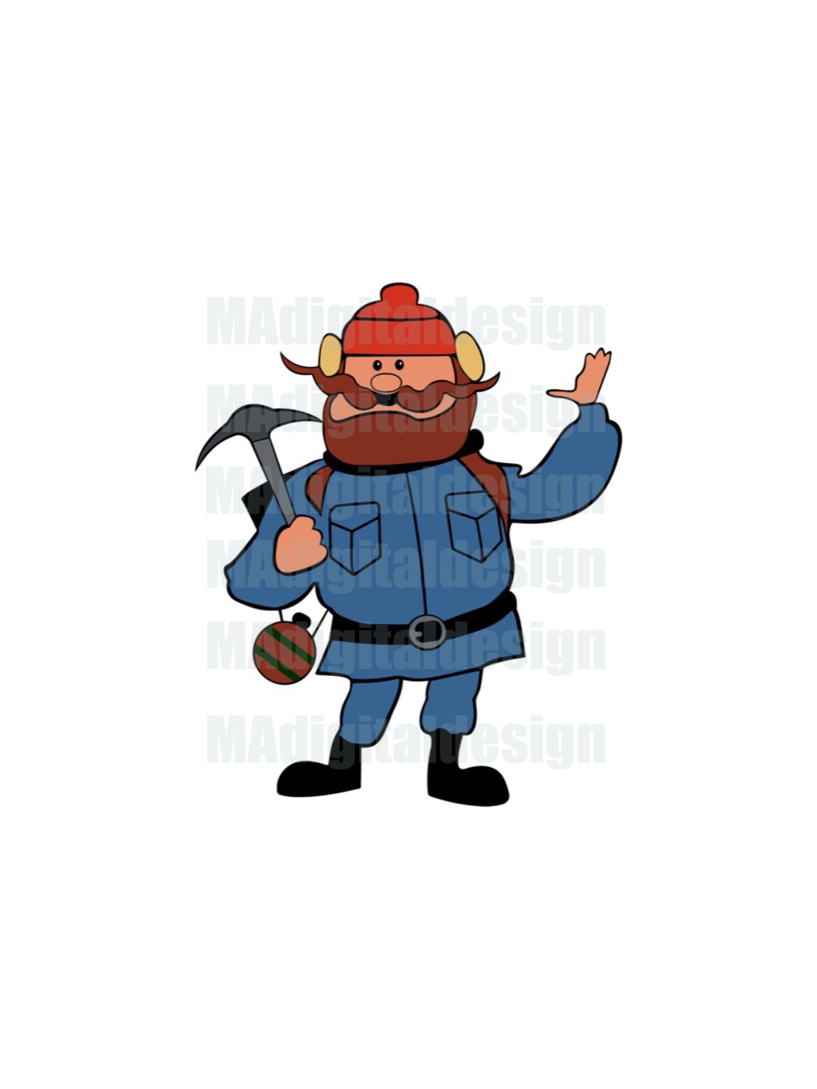Yukon Cornelius From Rudolph the Red Nosed Reindeer Digital Cut File ...