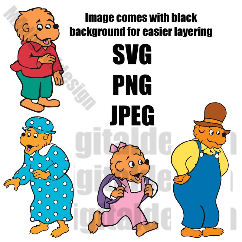 Berenstain Bears - Etsy