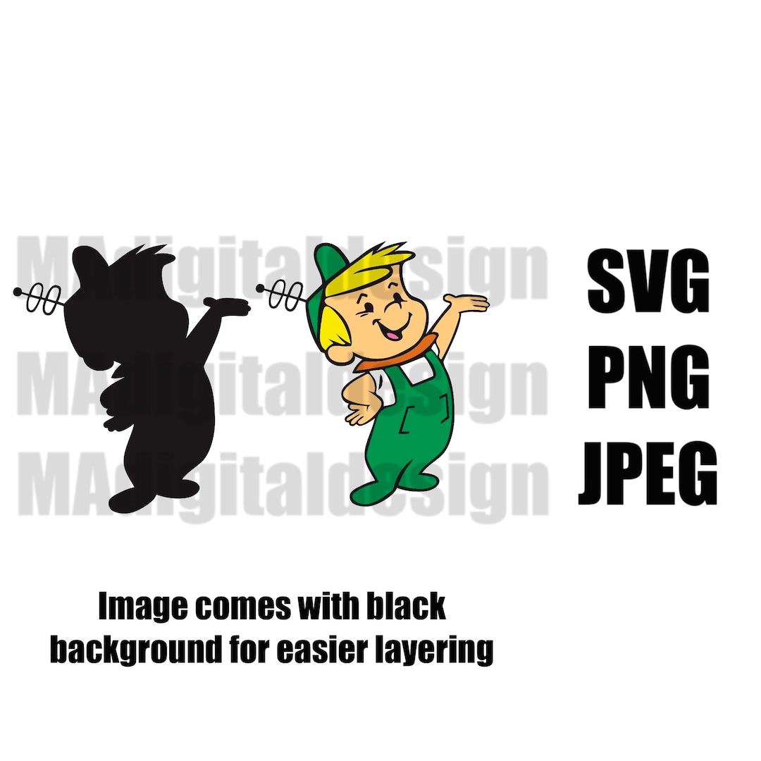 Elroy Jetson From the Jetsons Classic Cartoon Digital Cut File Svg, Png ...